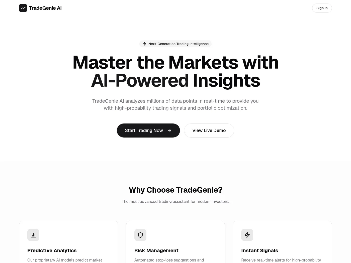 TradeGenie AI