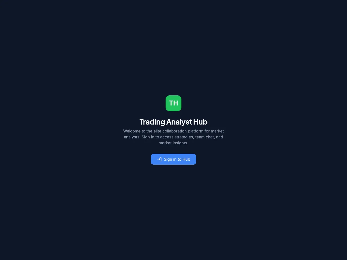 Trading Analyst Hub