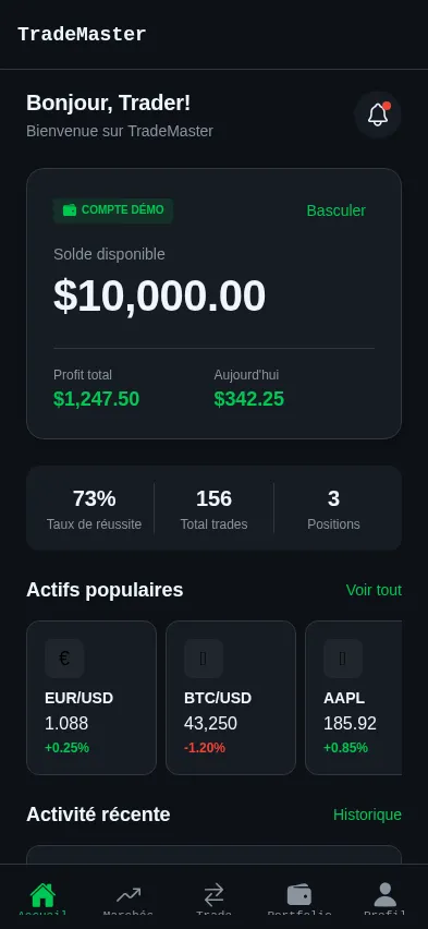 TradeMaster App