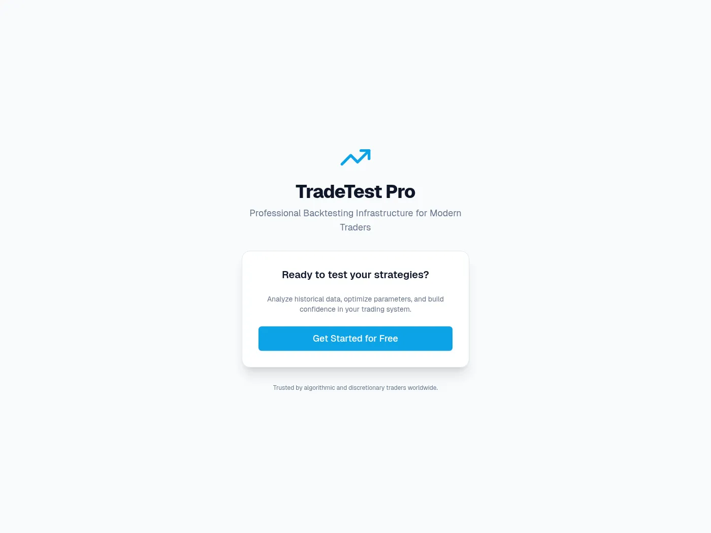 TradeTest Pro