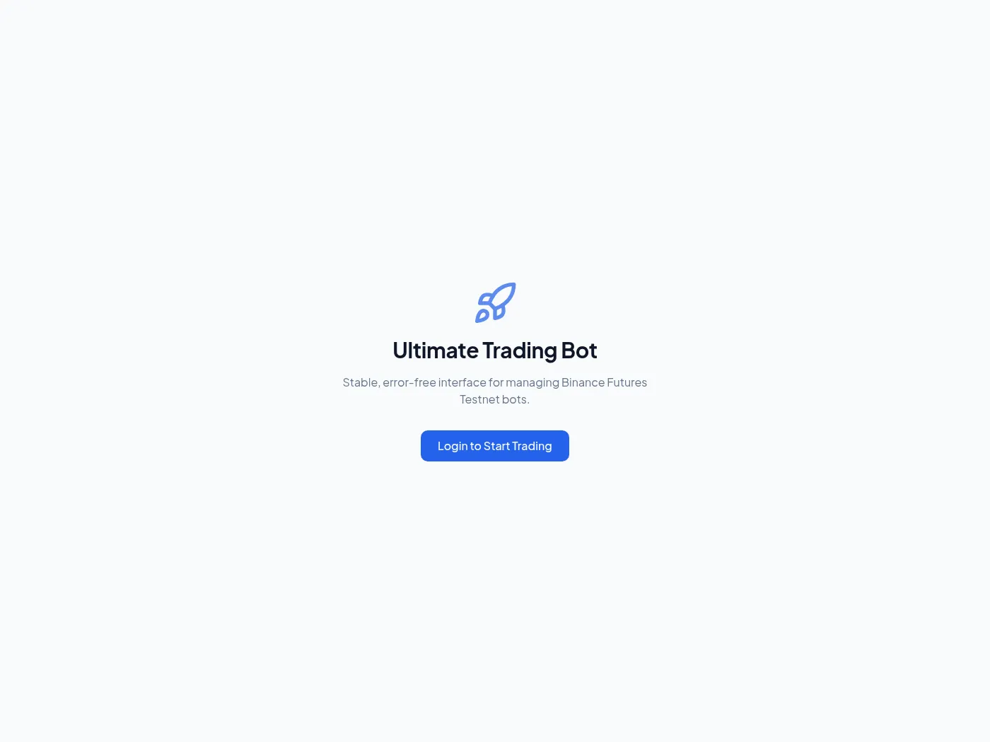 Ultimate Trading Bot Dashboard