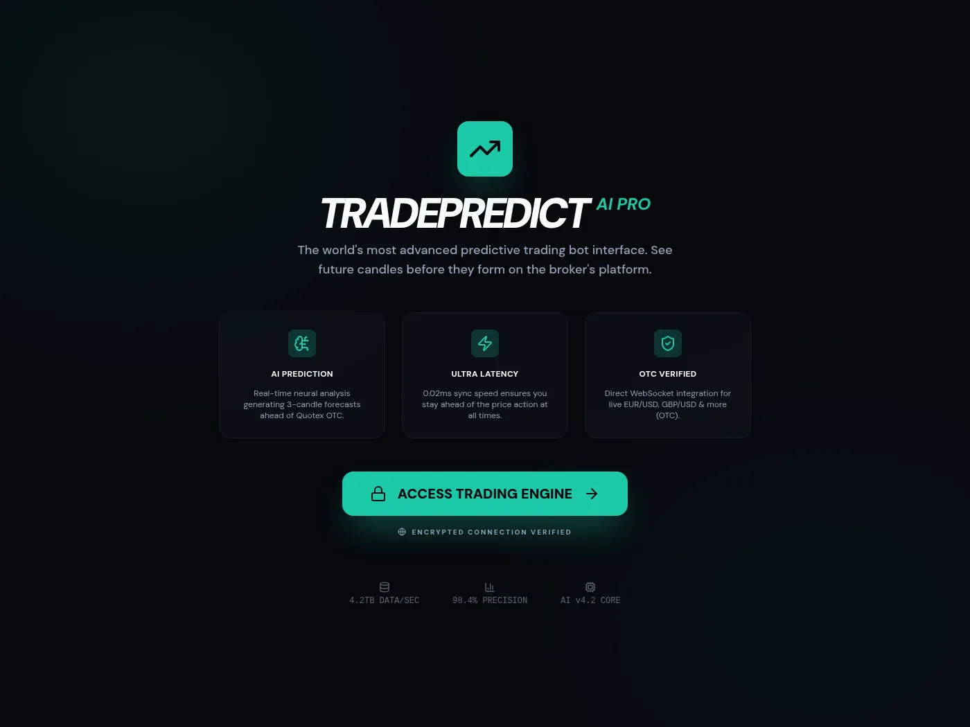 Predictive Trading Bot UI