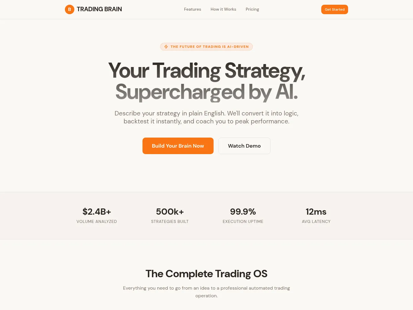 MY TRADING BRAIN