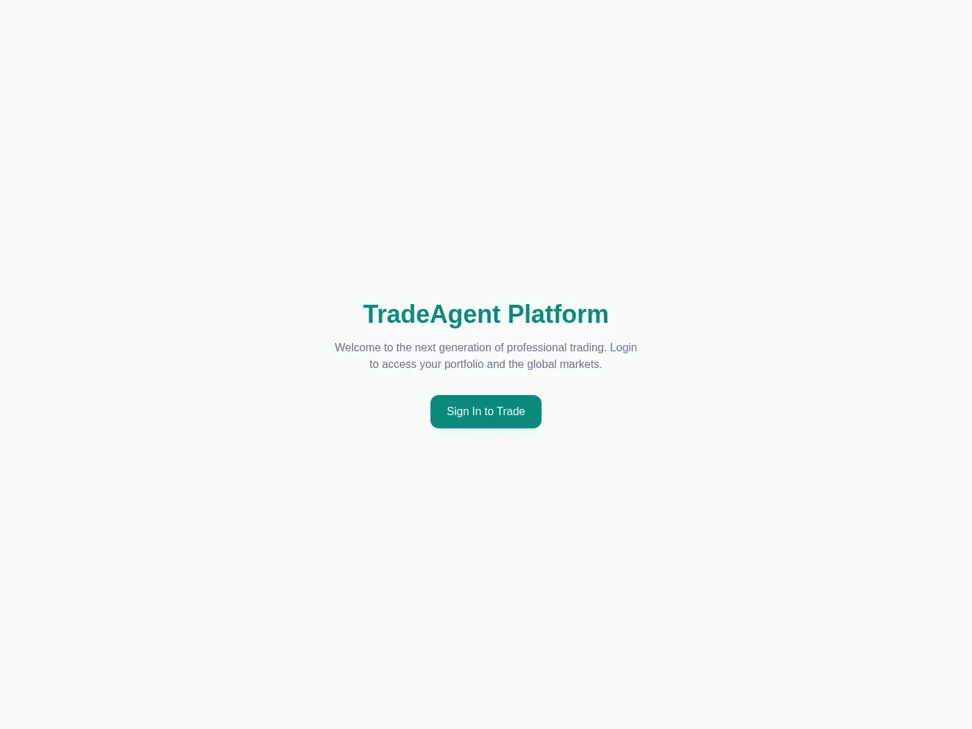 TradeAgent Platform