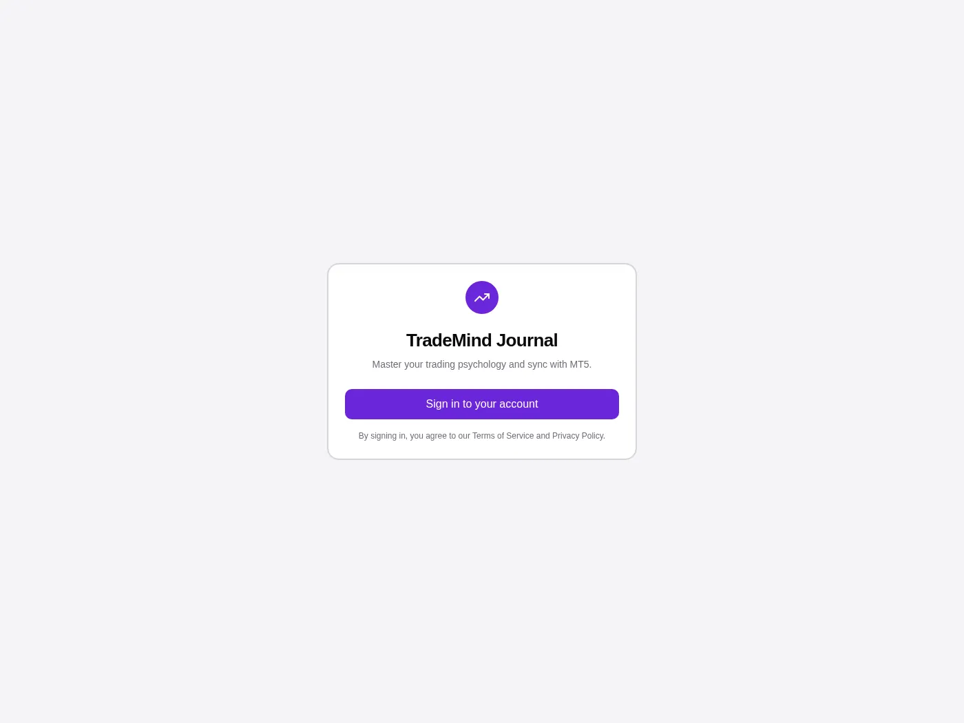 TradeMind Journal