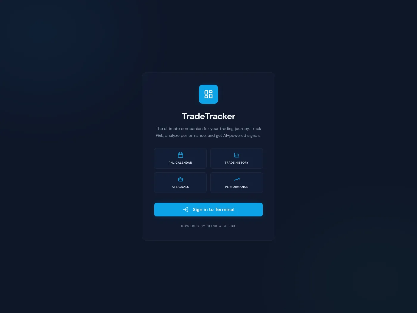 TradeTracker Journal