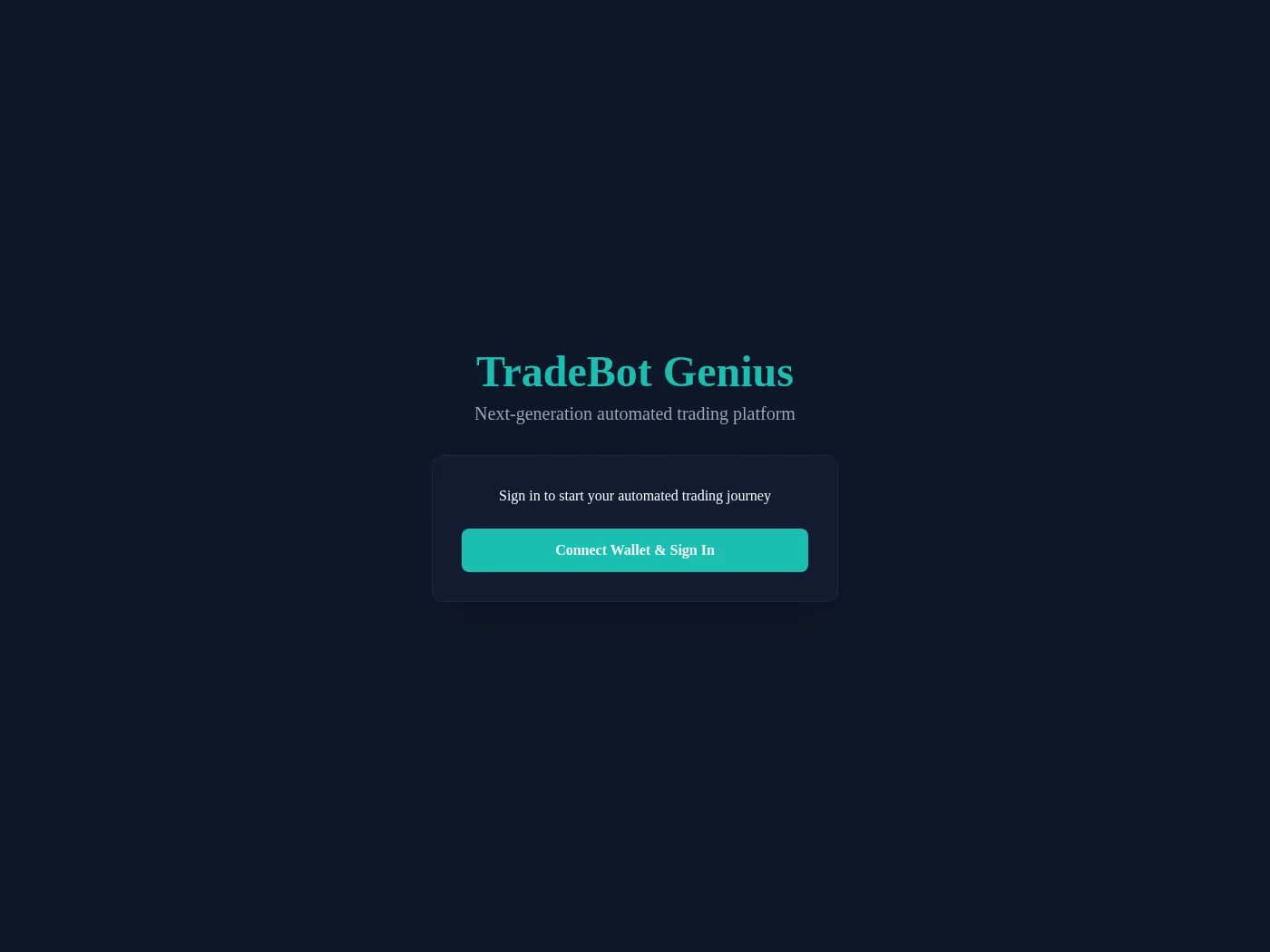 TradeBot Genius