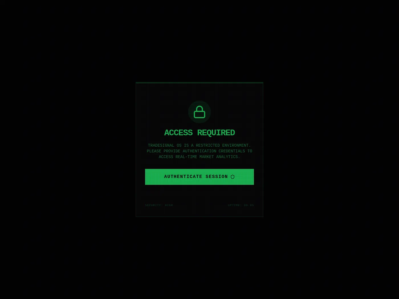 TradeSignal Web App