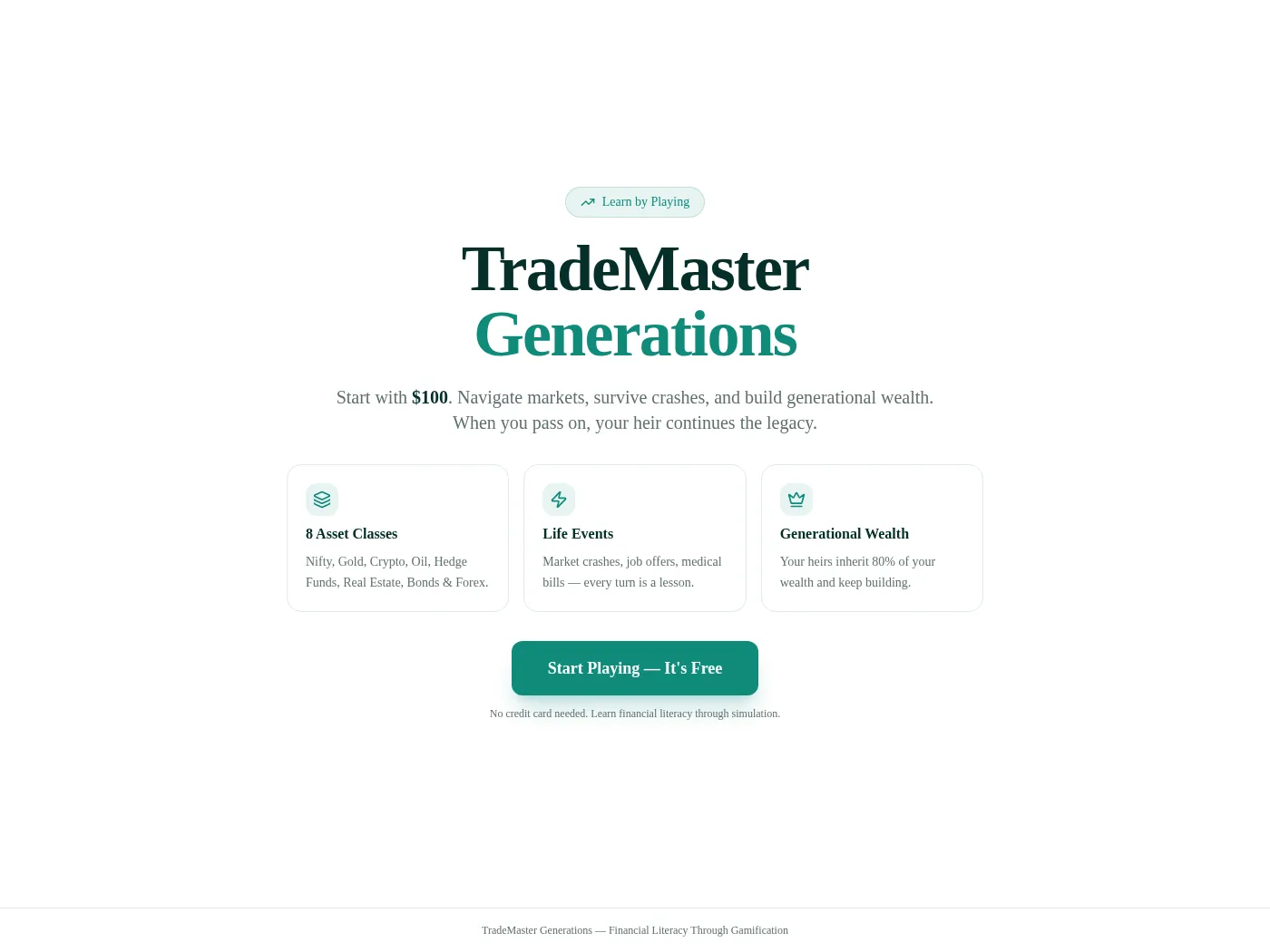 TradeMaster Generations