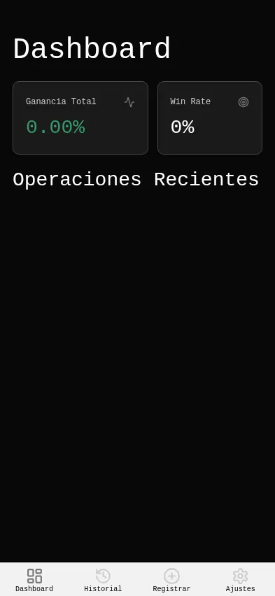 Trading Tracker Móvil