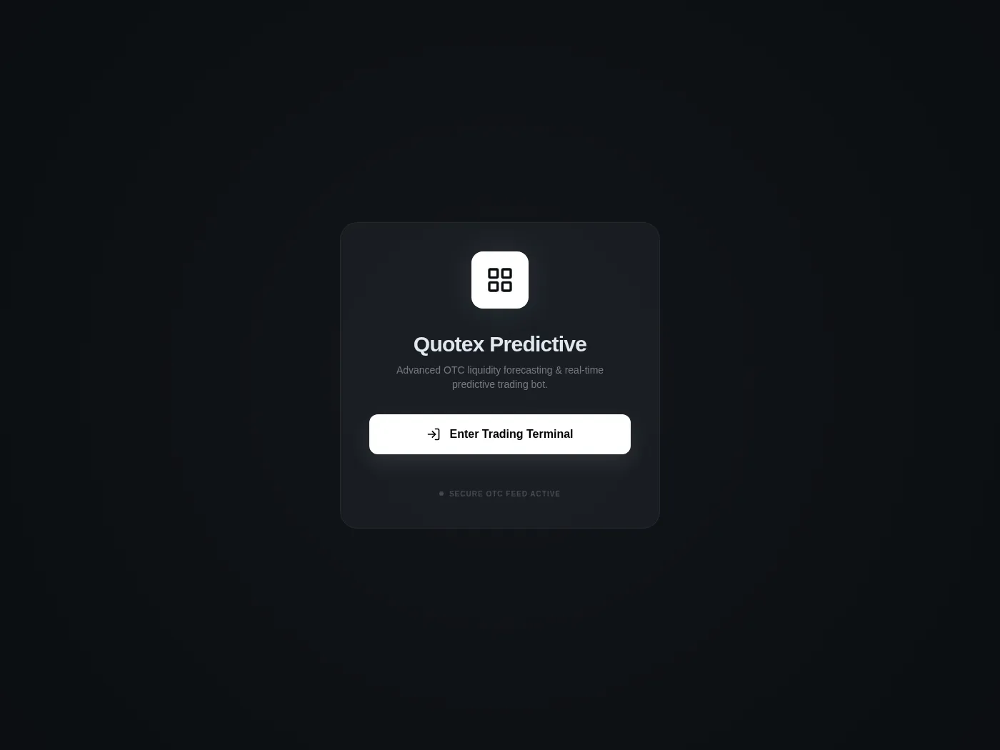 Quotex Predictive TradingBot