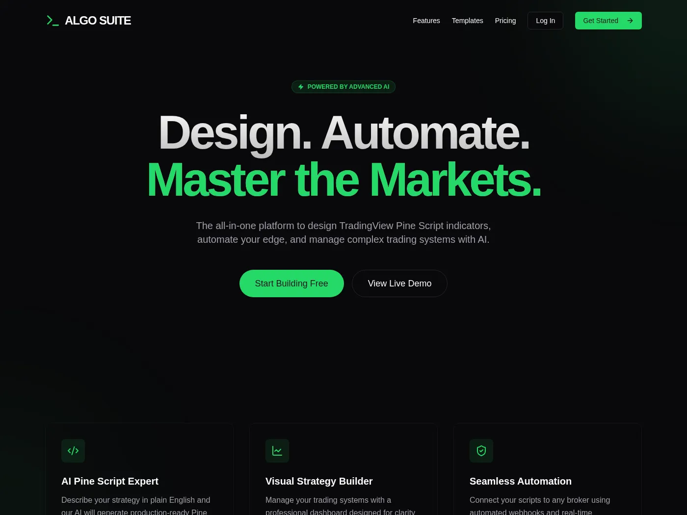 TradingView Algo Suite