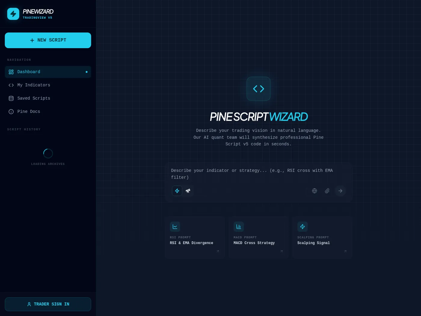 TradingView Script Wizard