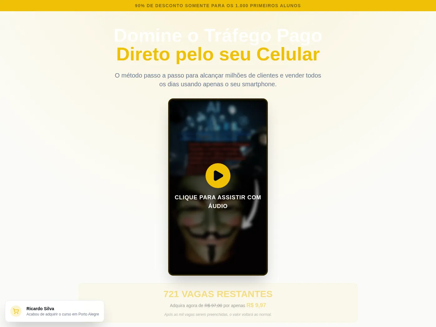 Tráfego Pago Celular Boost