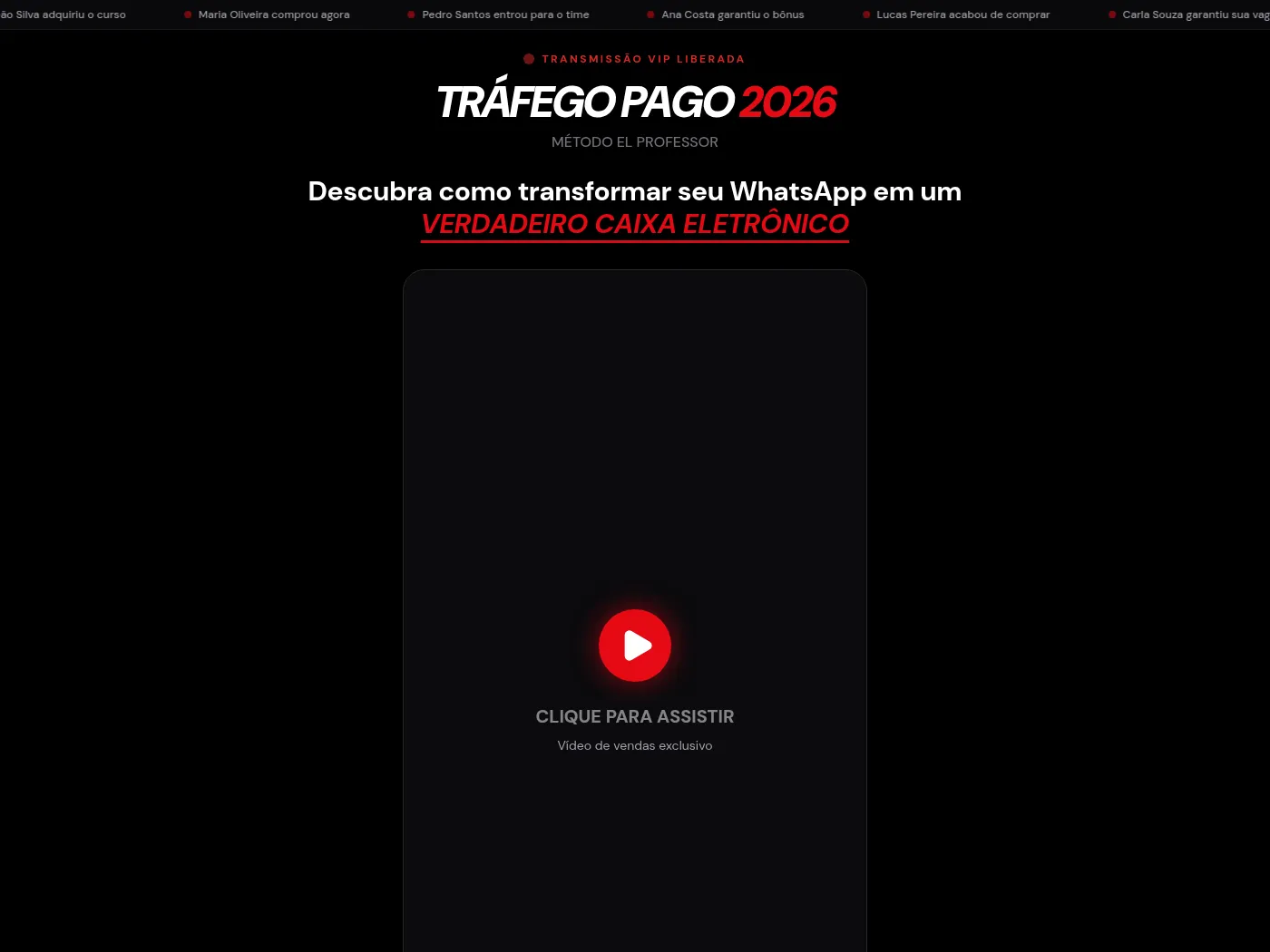 Tráfego Pago converter