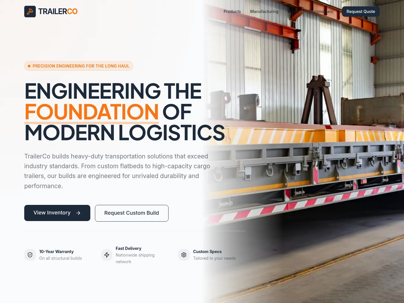 TrailerCo Web Portal