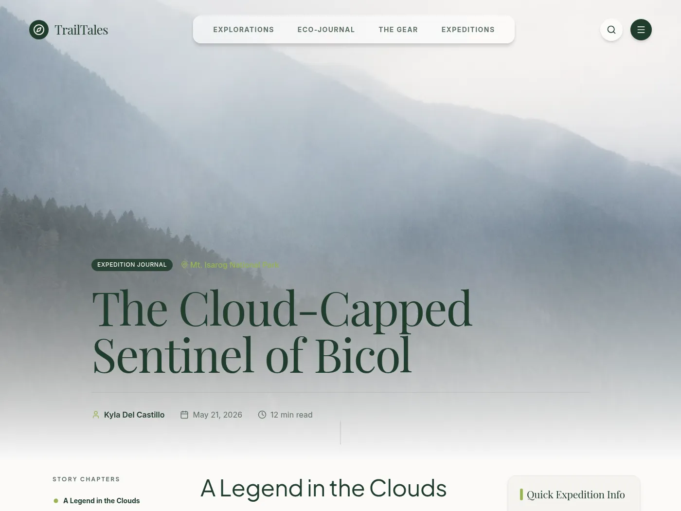 TrailTales Blog Page