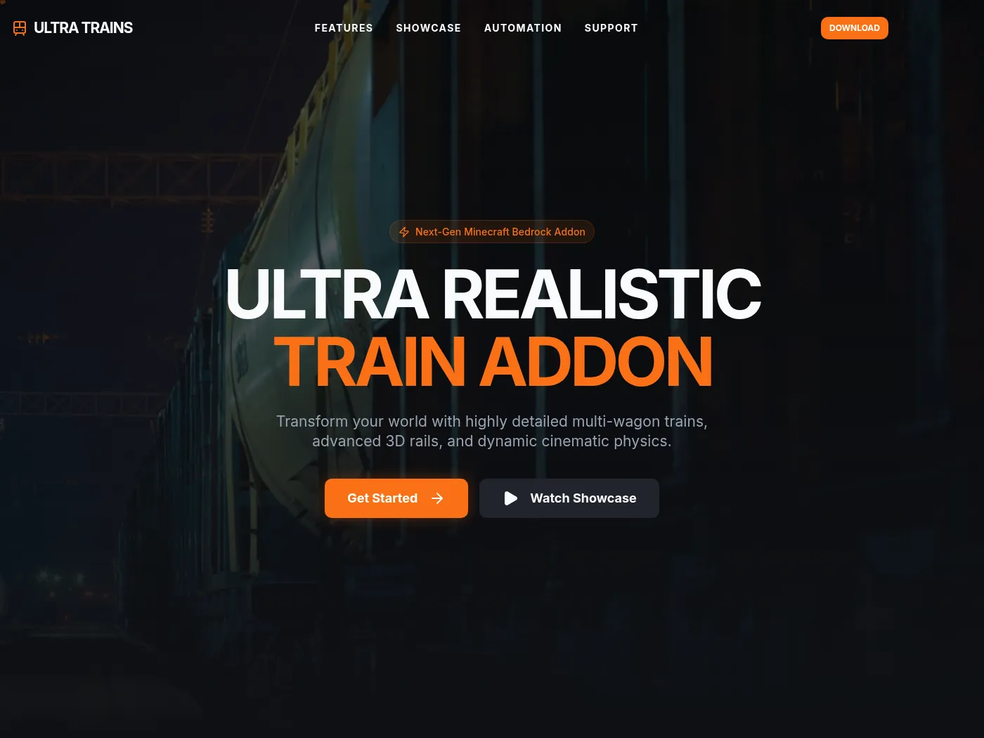 Ultra Realistic Train Addon