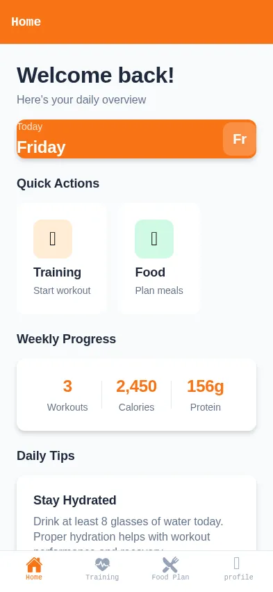 TrainEats Mobile Coach