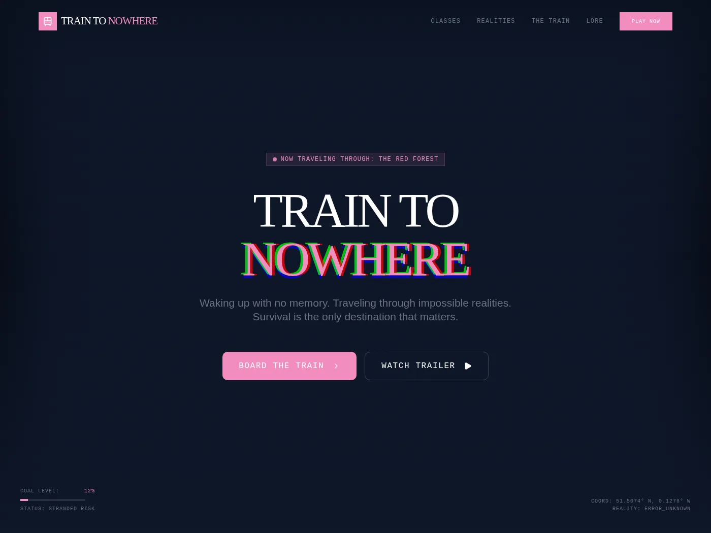 Train To Nowhere