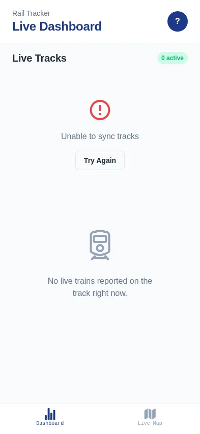 Railway Tracker App