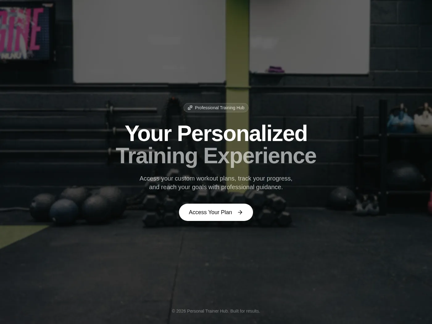 Personal Trainer Hub
