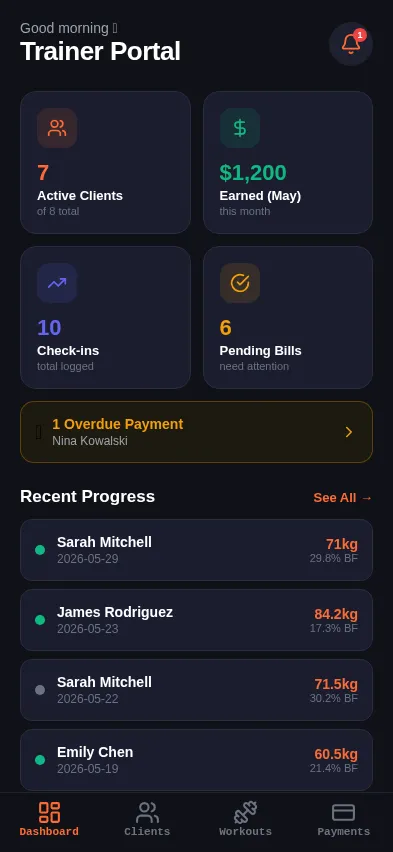Trainer Portal Pro