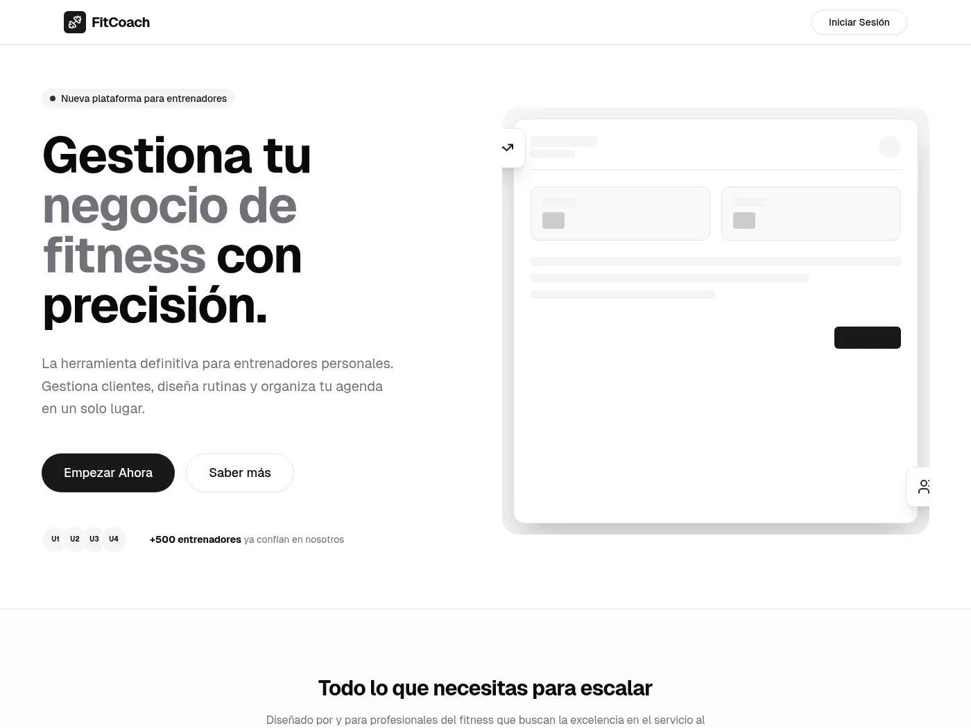 FitCoach Web Portal