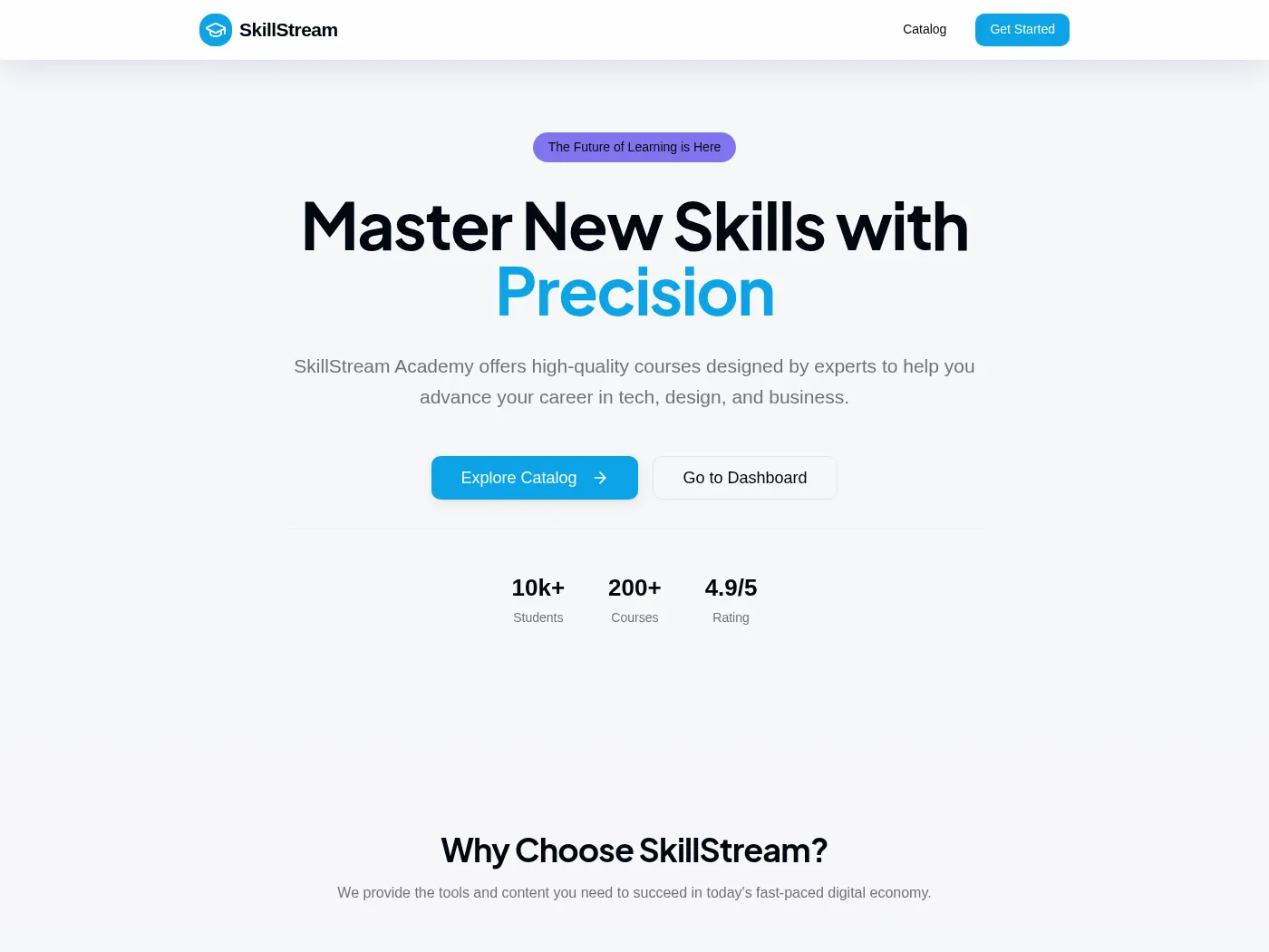 SkillStream Academy