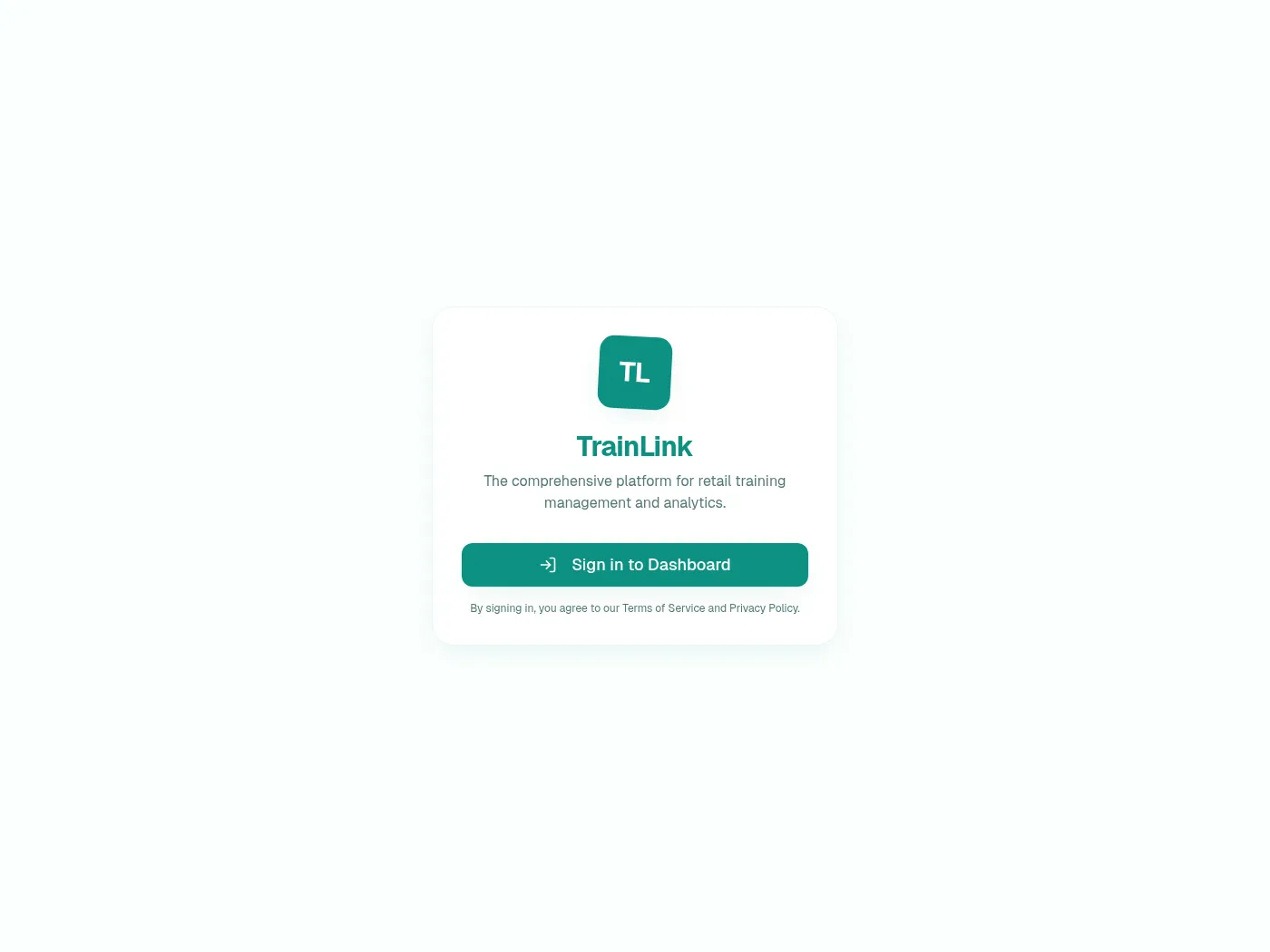 TrainLink Dashboard