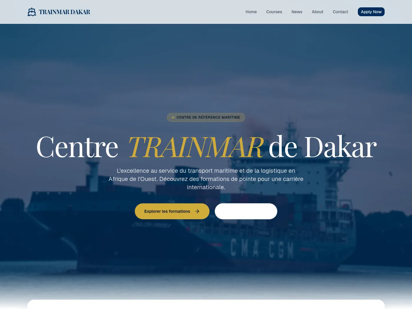 TrainMar Dakar Portal