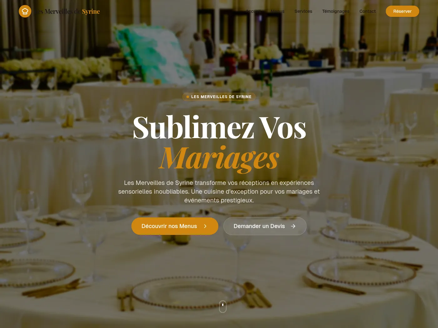 Gourmet Traiteur Site