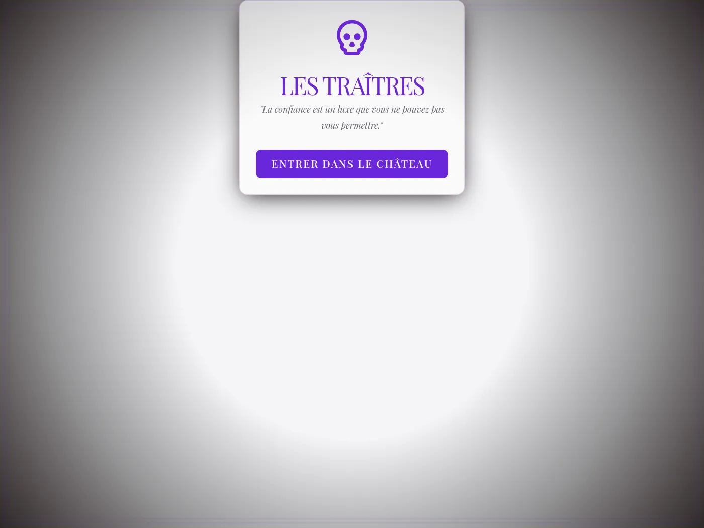 Les Traîtres RPG