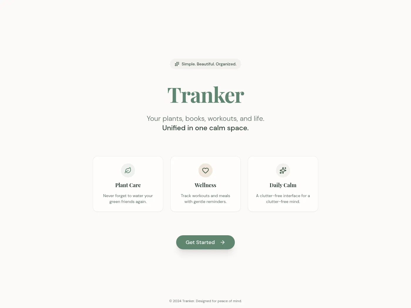 Tranker Life Organizer