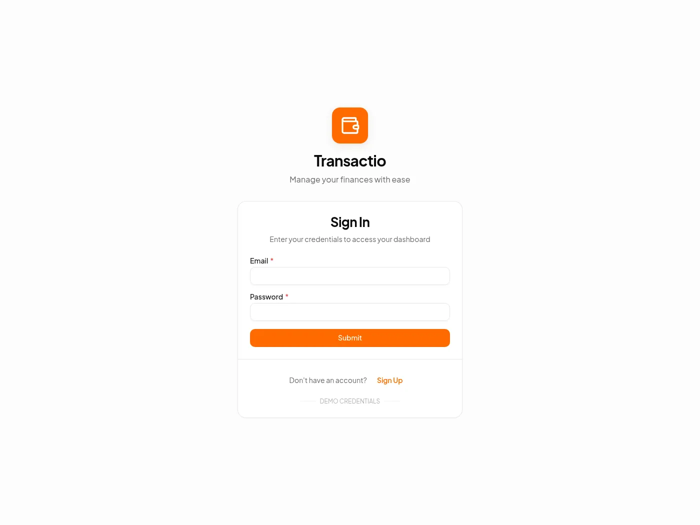 Transaction Tracker Web