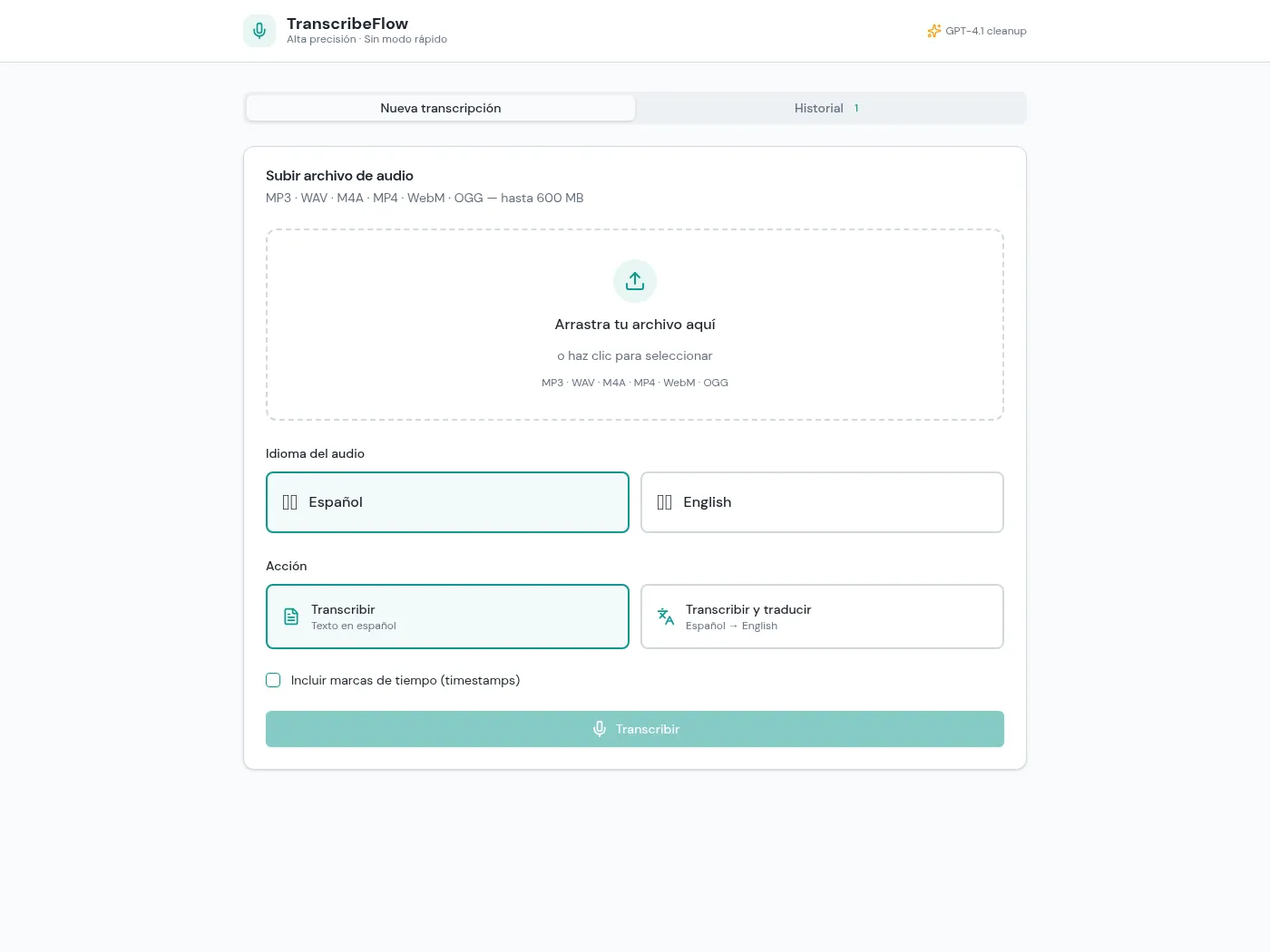 TranscribeFlow Pro