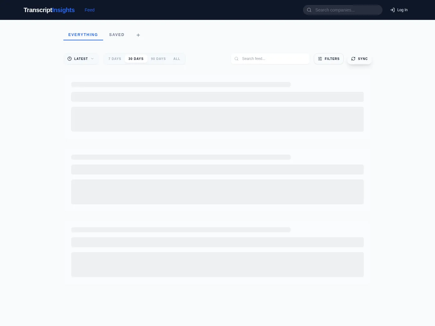 Transcript Insights Clone