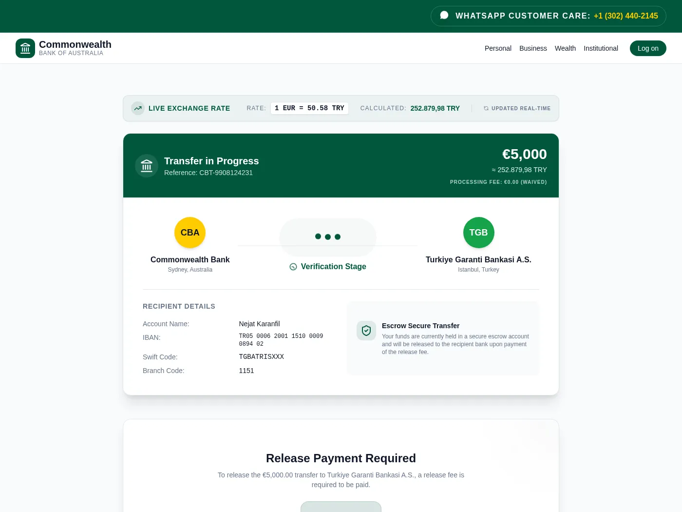 Money Transfer Page Pro