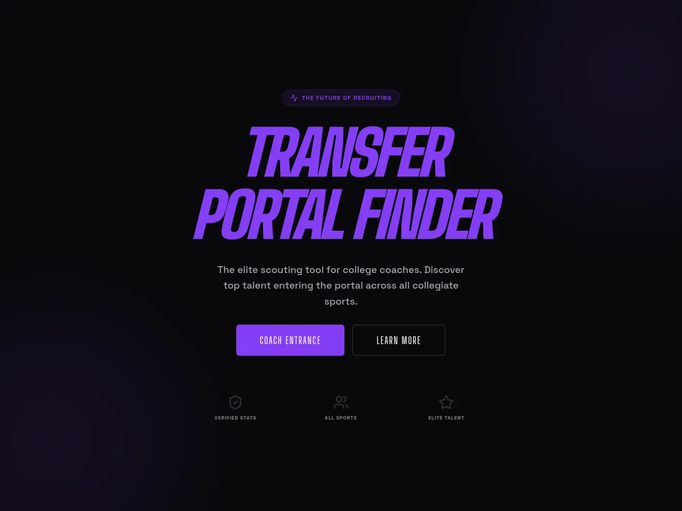 Transfer Portal Finder