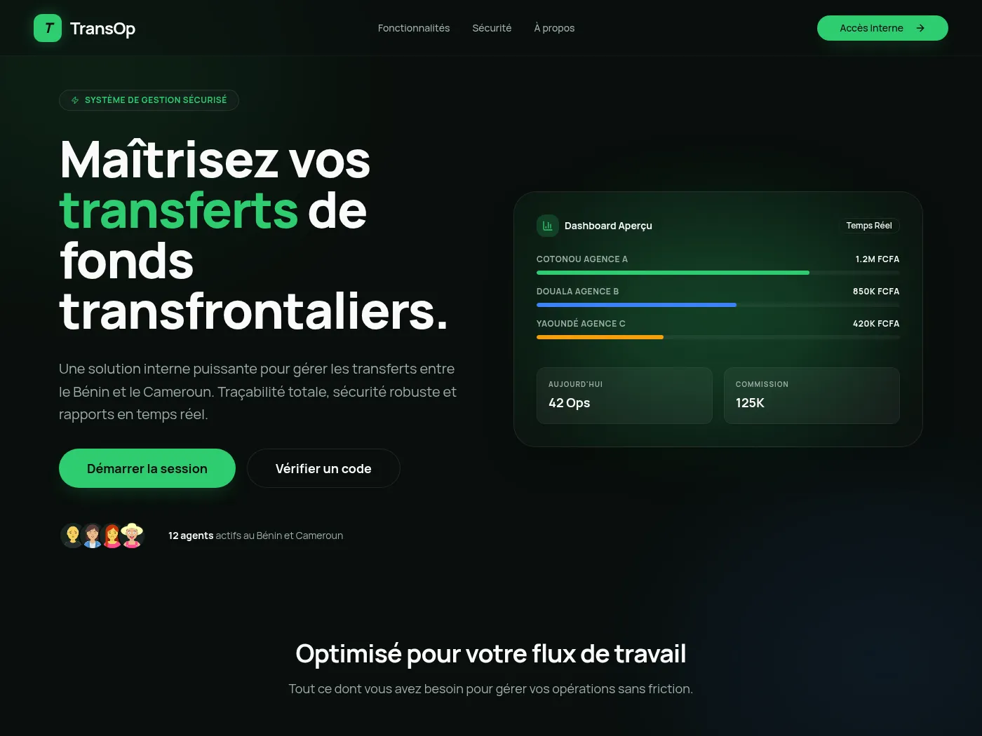TransOp Dashboard