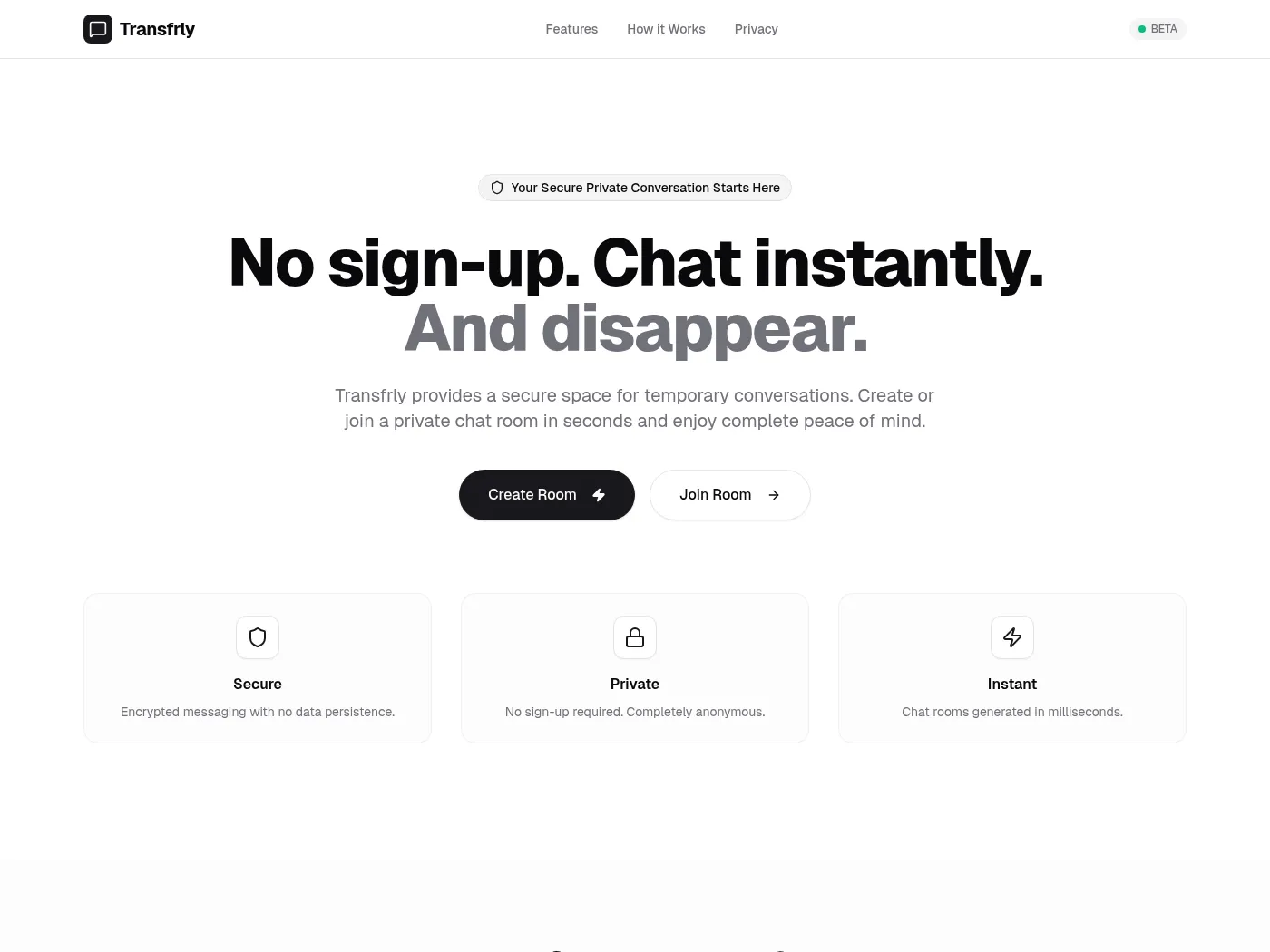 Transfrly Chat Web