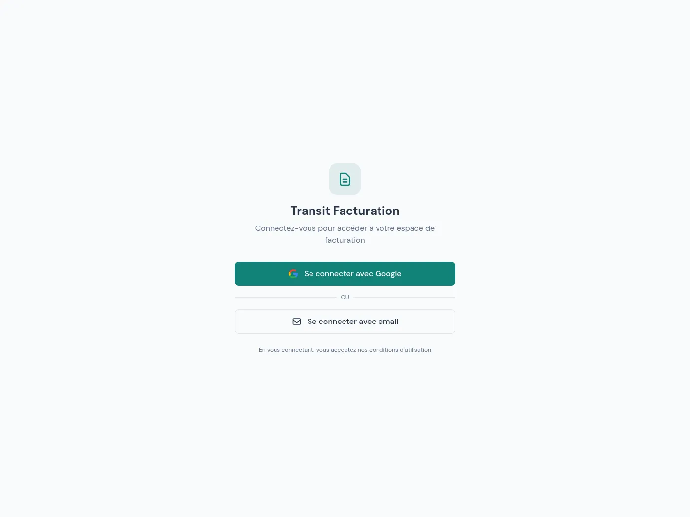 Transit Invoice App