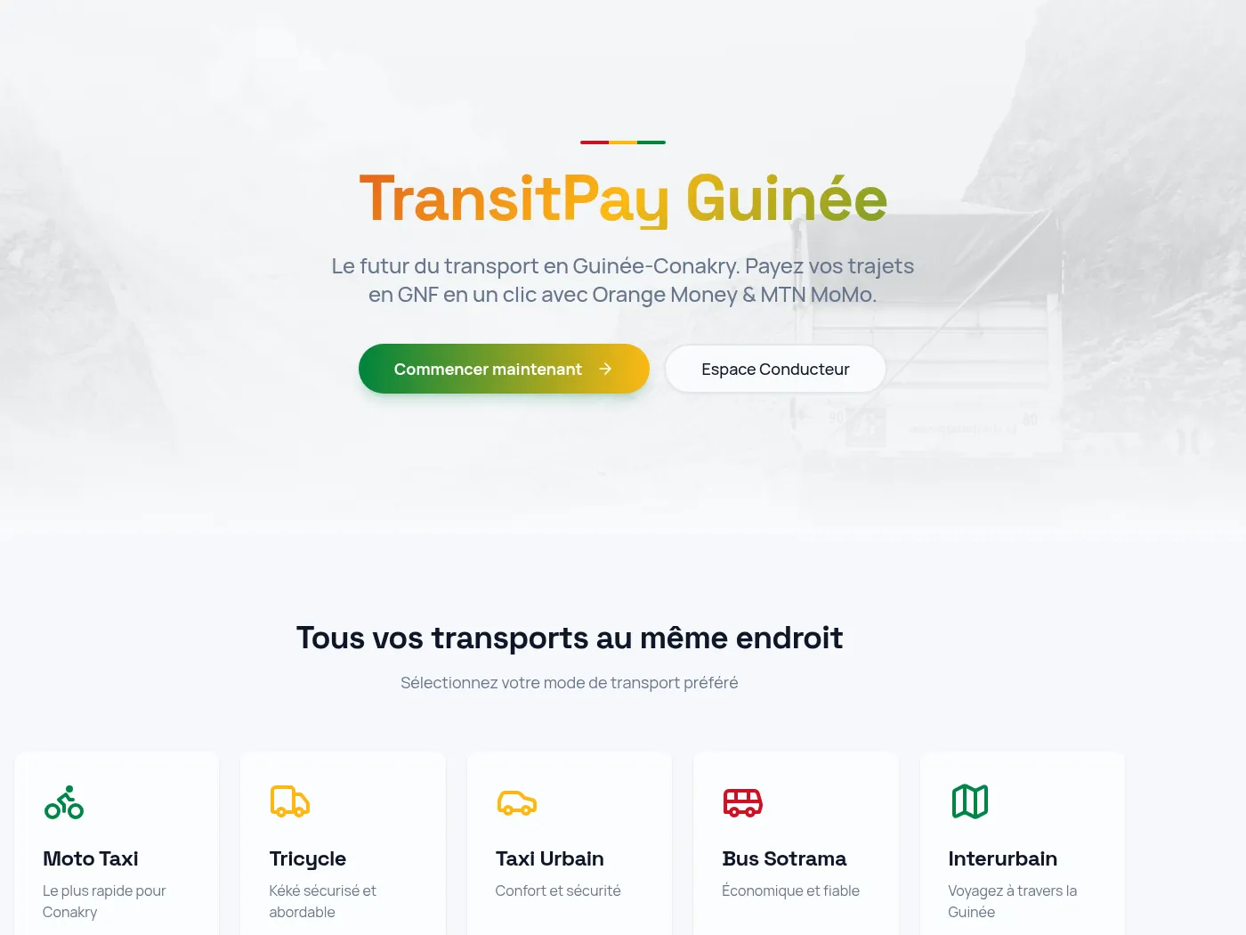 TransitPay Guinée