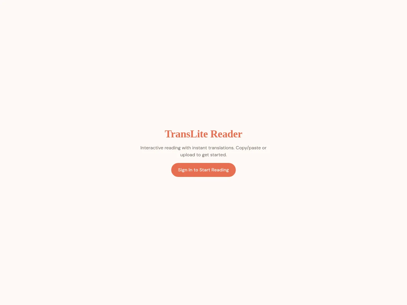 TransLite Reader