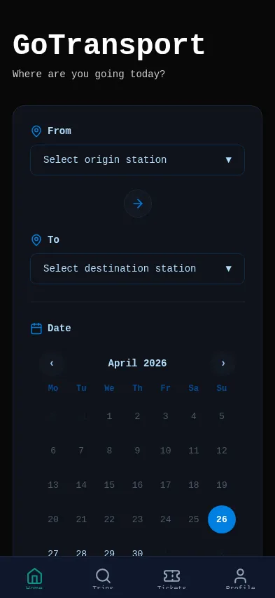 GoTransport App