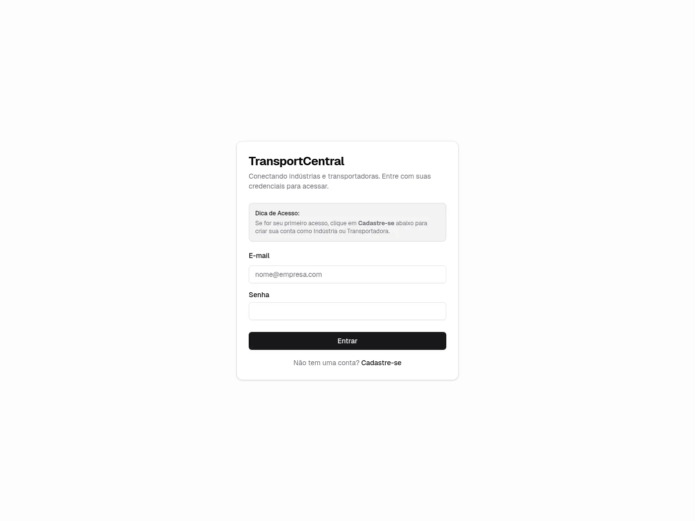 TransportCentral App