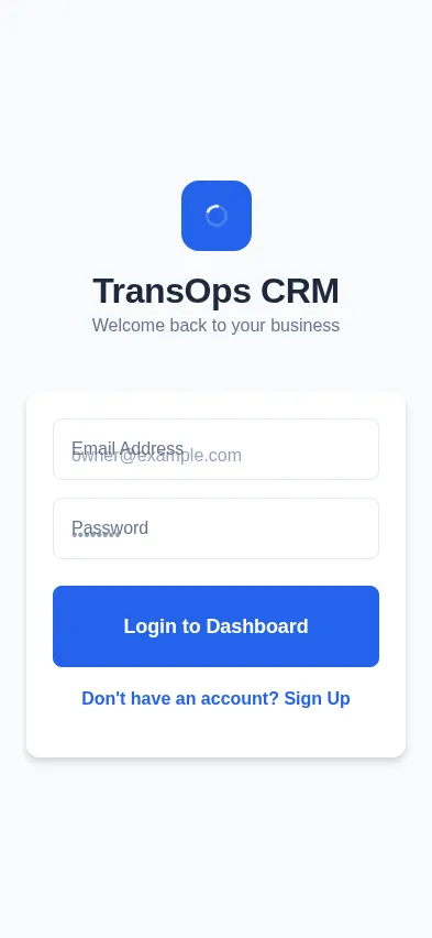 TransOps CRM Suite