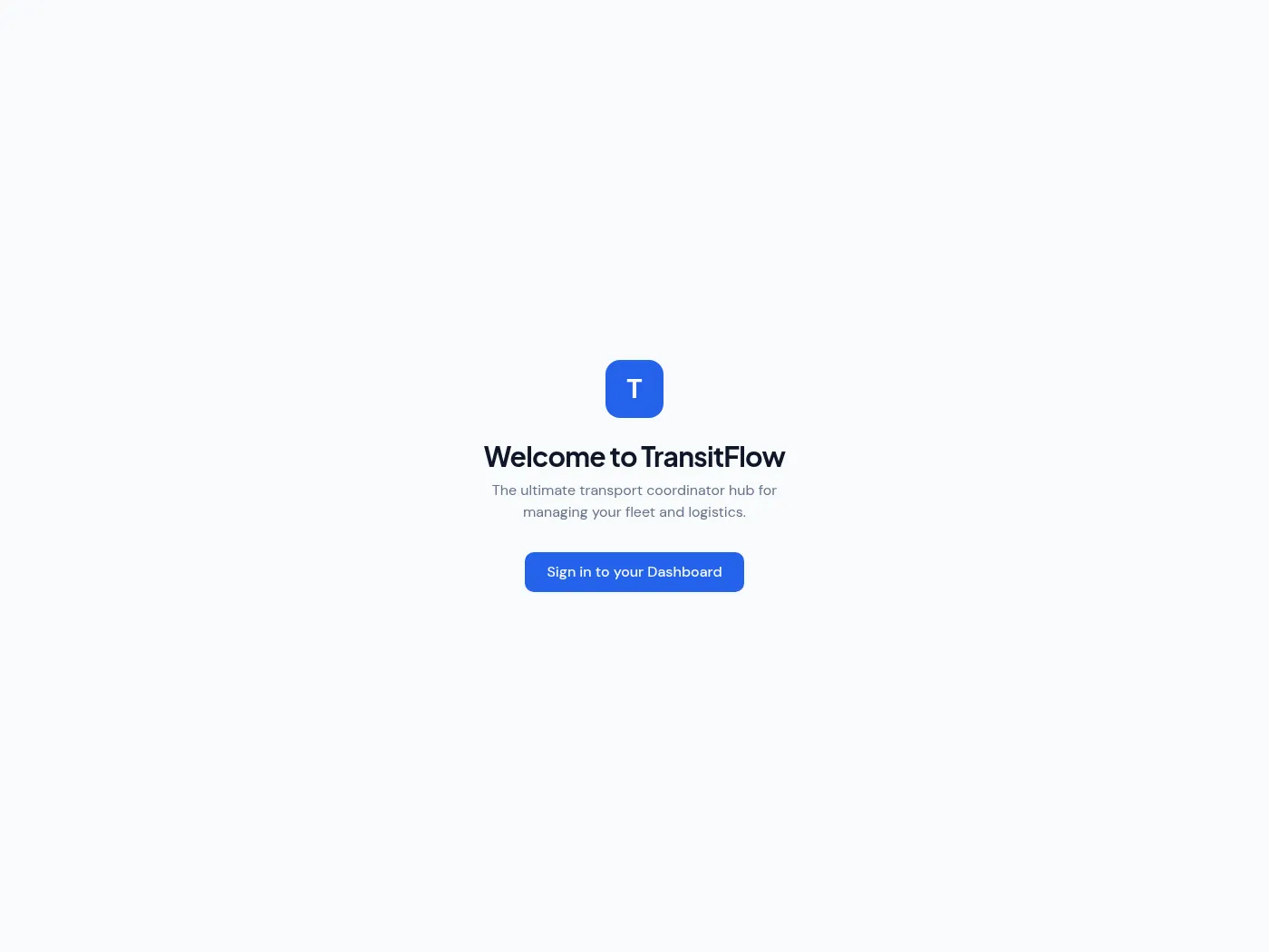 Transport Coordinator Hub