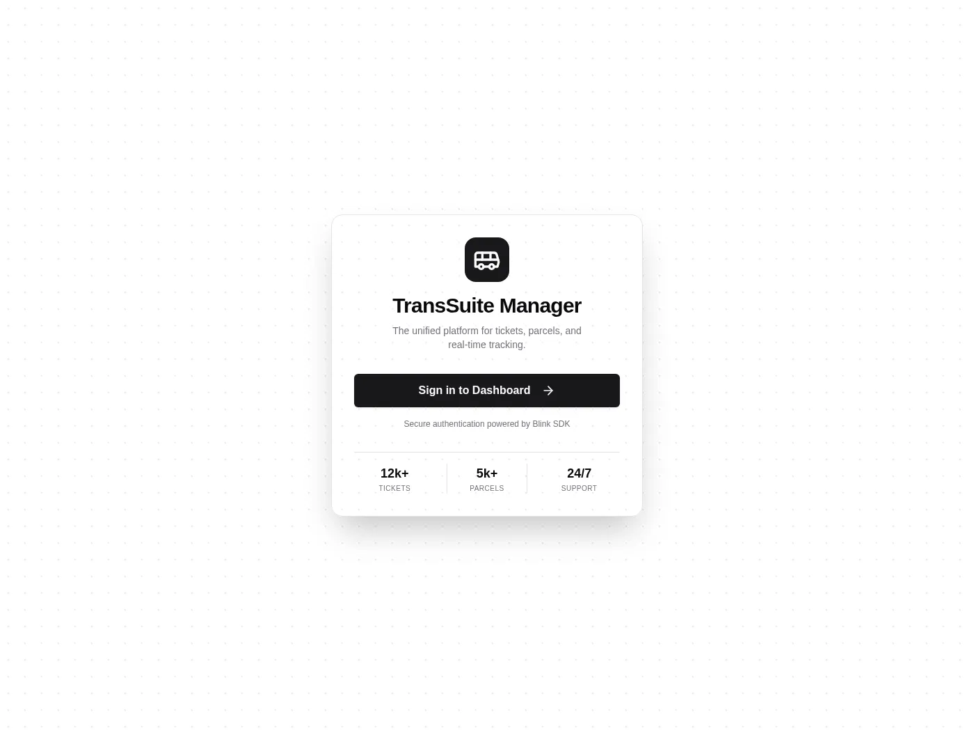 Transport Suite Manager
