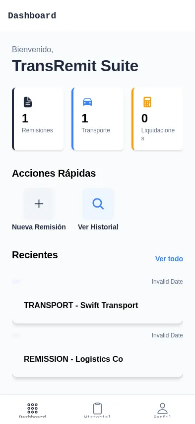 TransRemit Mobile Suite
